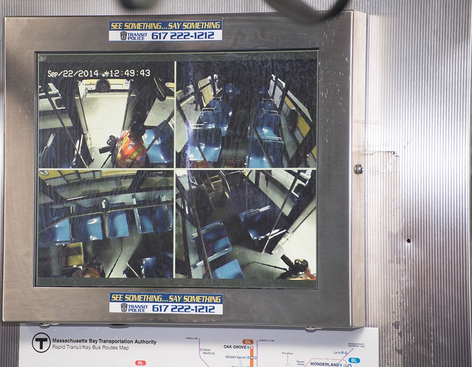 Videovigilancia a bordo del MBTA