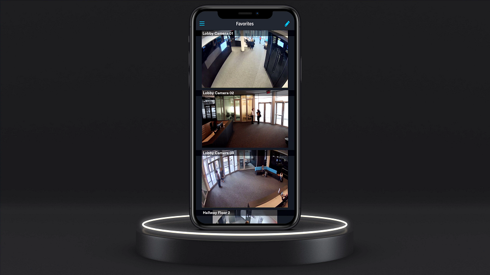 Monitor your cameras on the go