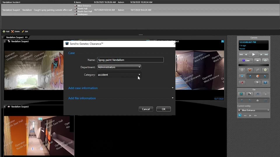 End-to-end video evidence management