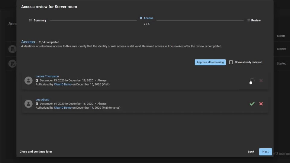 ClearID physical access management solution