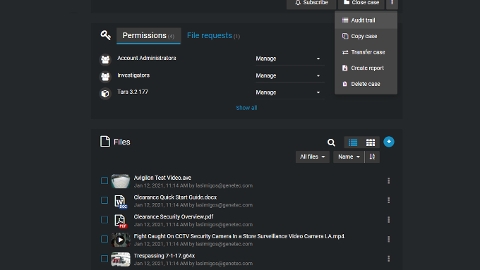 Digital evidence management system