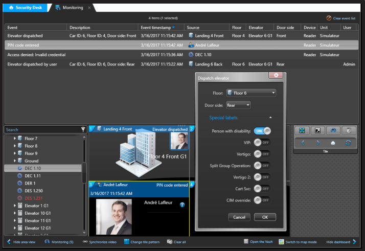 Otis CompassPlus Destination Dispatch Solutions