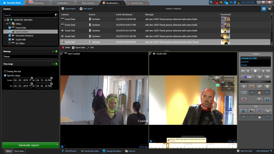 SAFR Facial Recognition