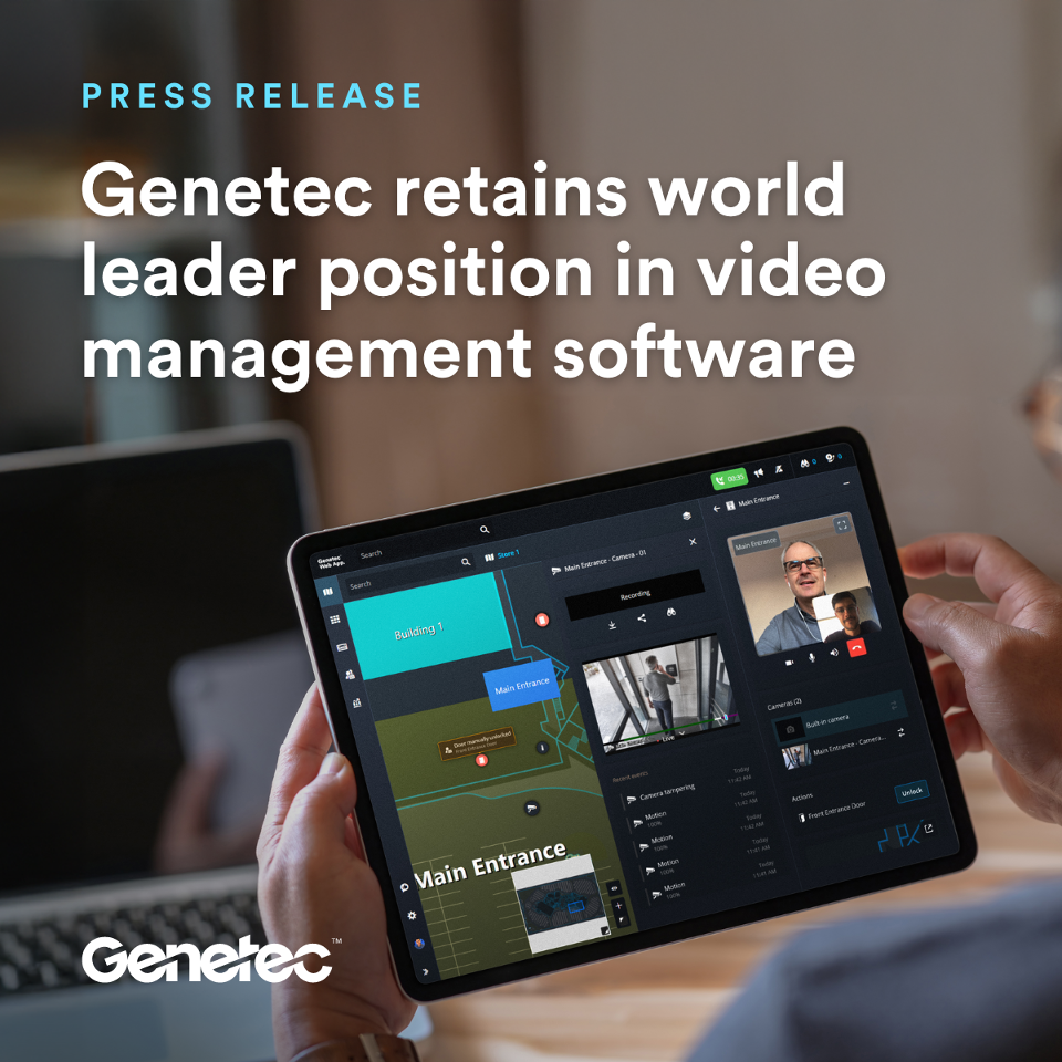 Genetec mantiene su posición de líder mundial en software de gestión de ...